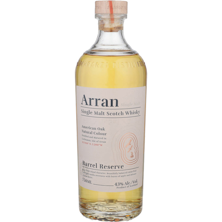 The Arran Malt Single Malt Scotch Barrel Reserve 86 700Ml – The Liquor ...