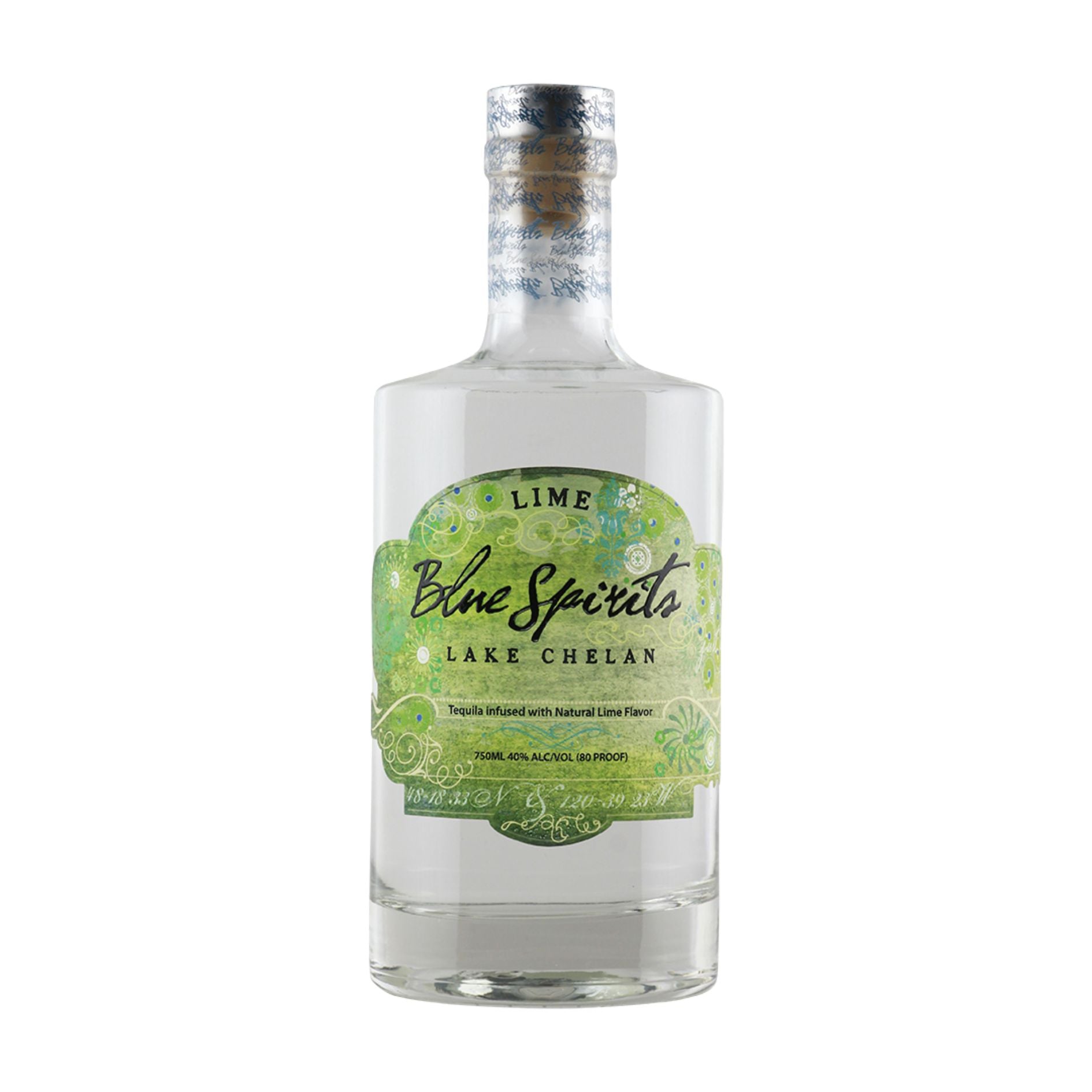 Blue Spirits Distilling Lime Tequila – The Liquor Mall USA