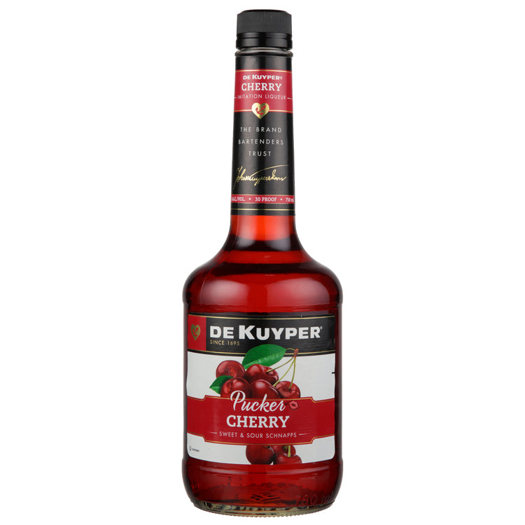 Dekuyper Sweet & Sour Cherry Schnapps Pucker 30 1L – The Liquor Mall USA