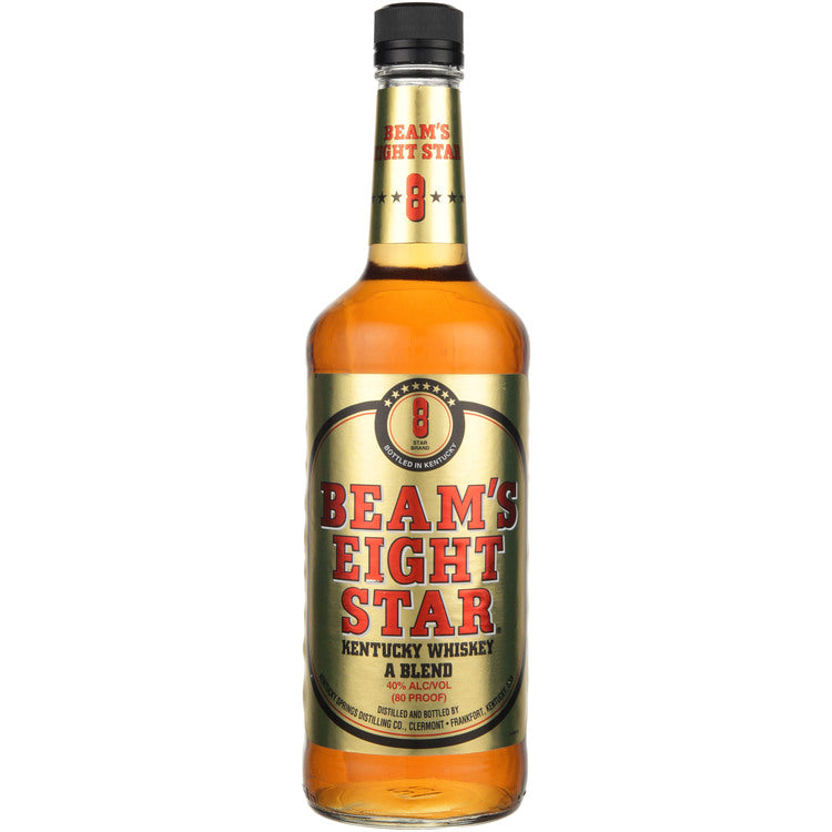 Beam'S Eight Star Blended American Whiskey 80 1L – The Liquor Mall USA