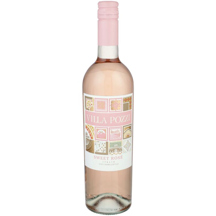 Villa Pozzi Sweet Rose Italy 750Ml Wine – The Liquor Mall USA