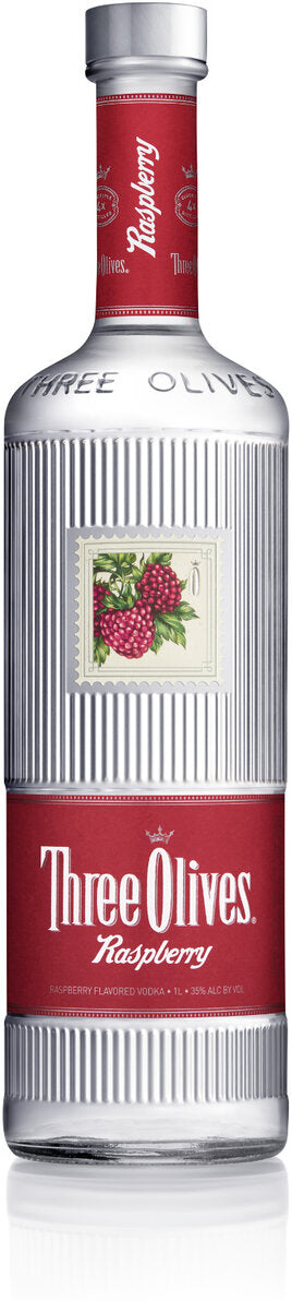 Three Olives Raspberry Vodka – The Liquor Mall USA